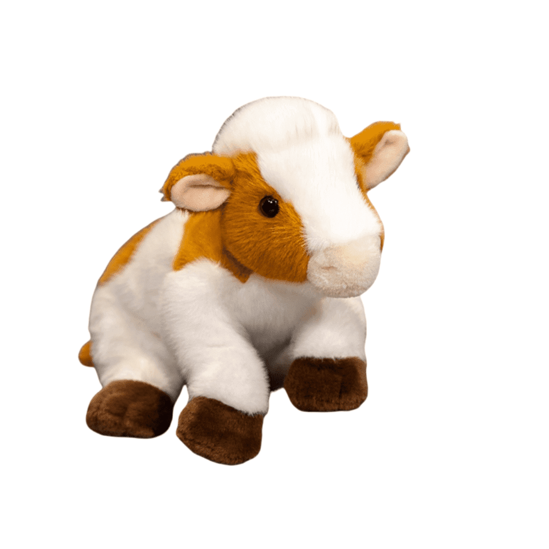 Mini 8.7'' Realistic Plush Cow Toy - Simulation Stuffed Animal Plush ...