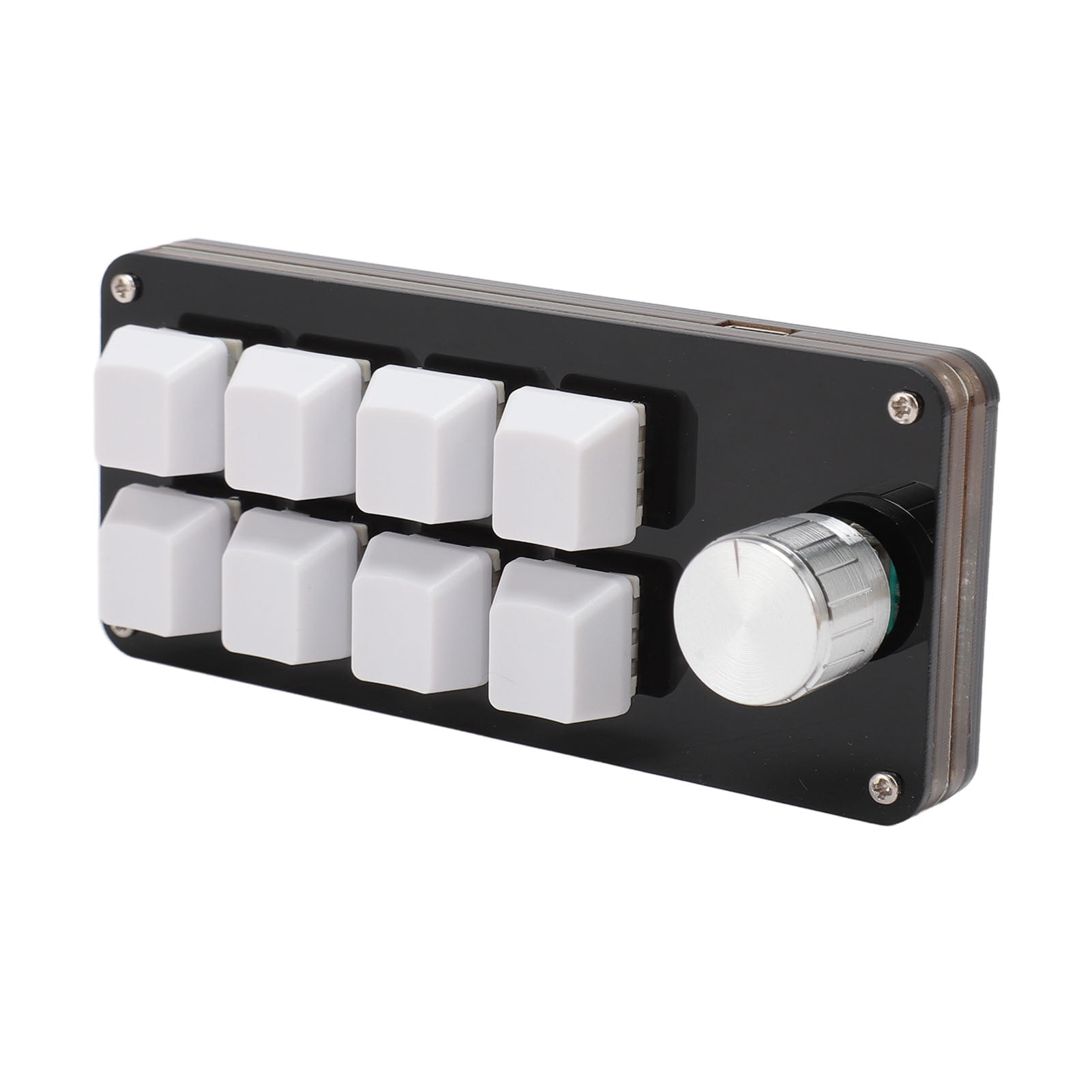 Mini 8 Key Keypad with Knob Hot Swappable Blue Switch Customized Macro Programming Keyboard One ...