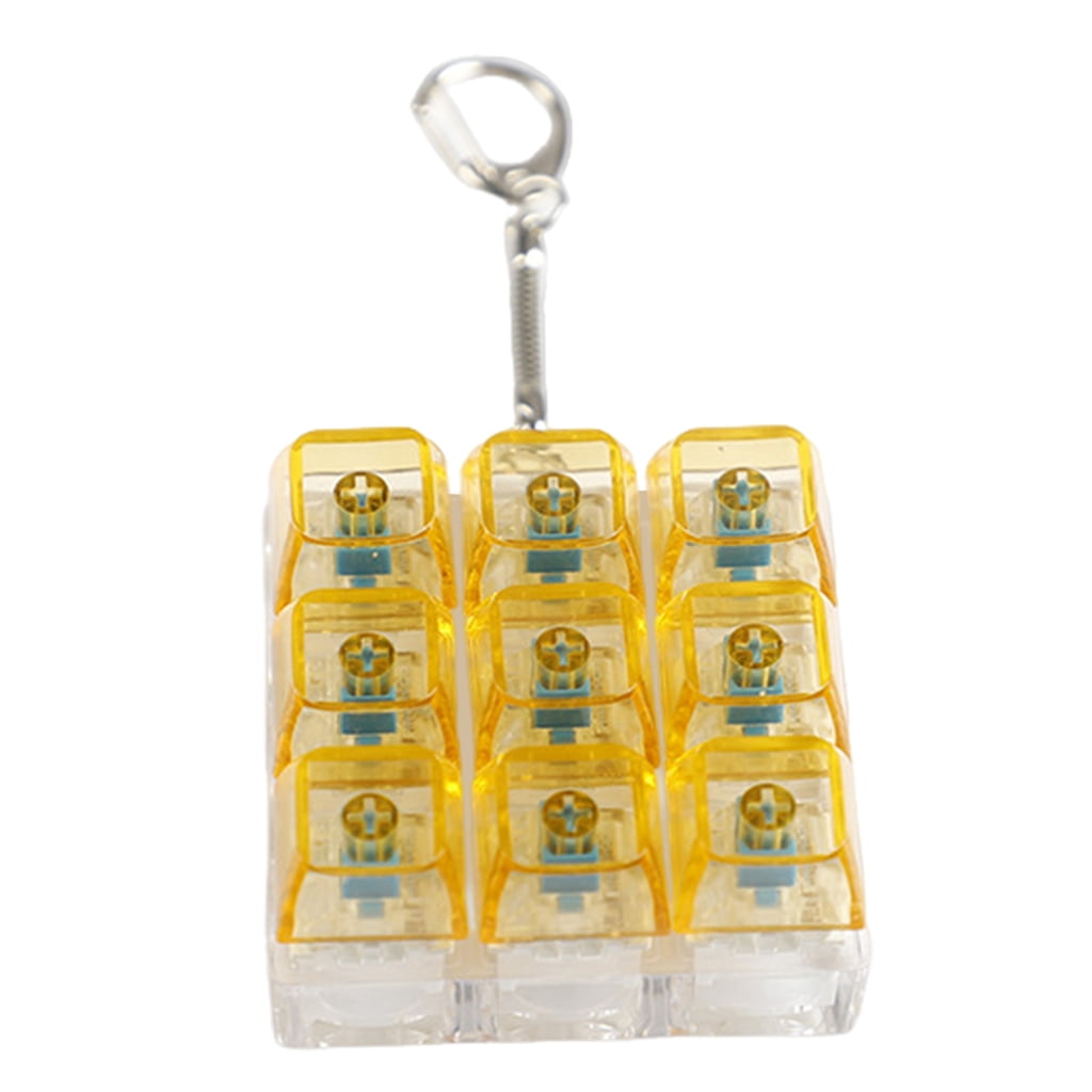 Mini 9 Key Toy Keychain Mechanical Switches Tester For Training And ...