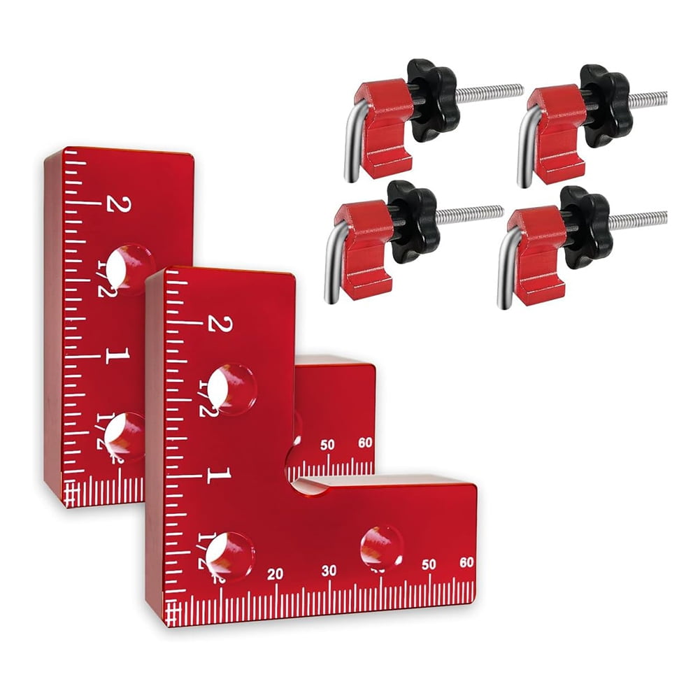 Mini 90 Degree Positioning Squares 2 Pack, Aluminium Alloy Clamping ...