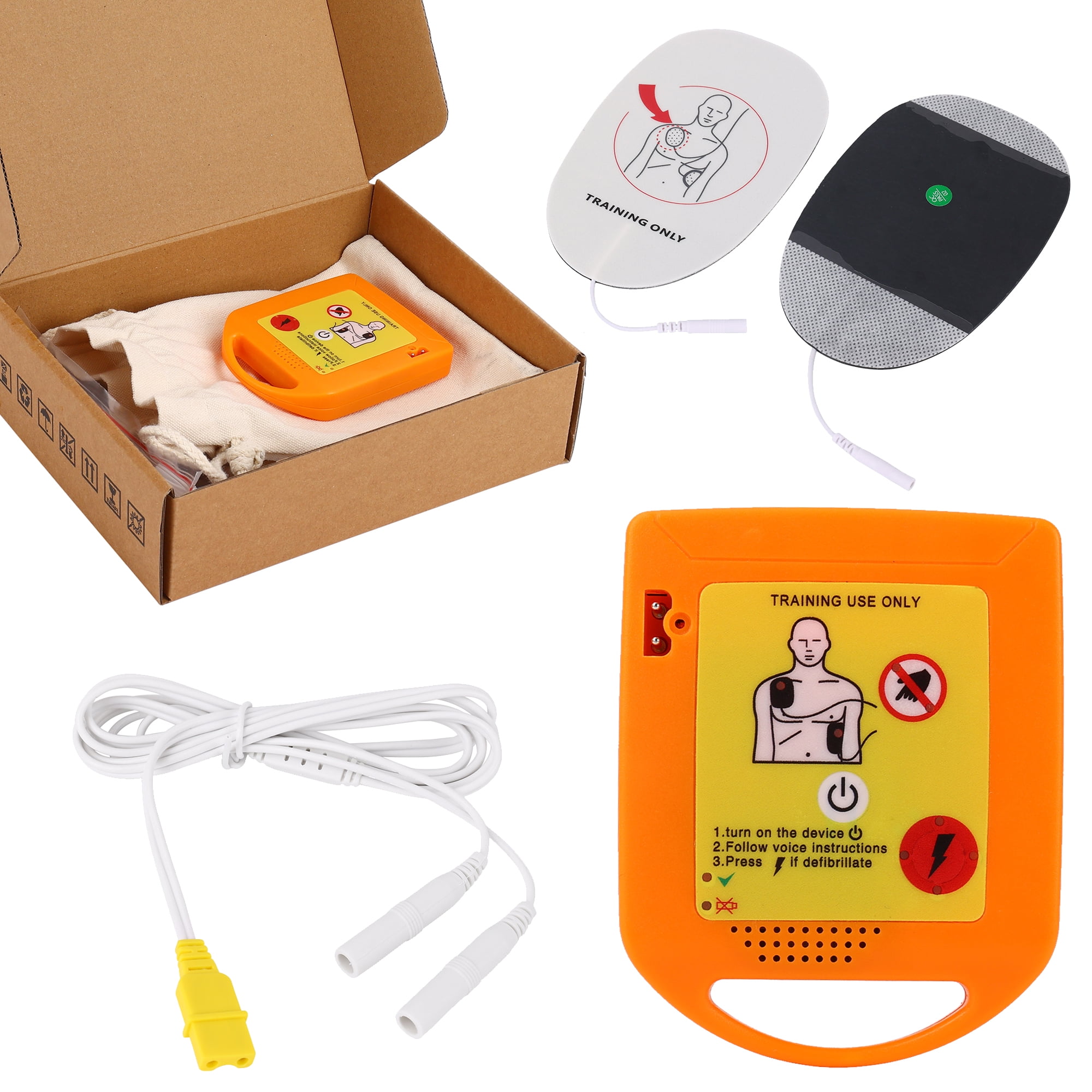 Mini AED Trainer Set, AED Training Device English Language Voice ...