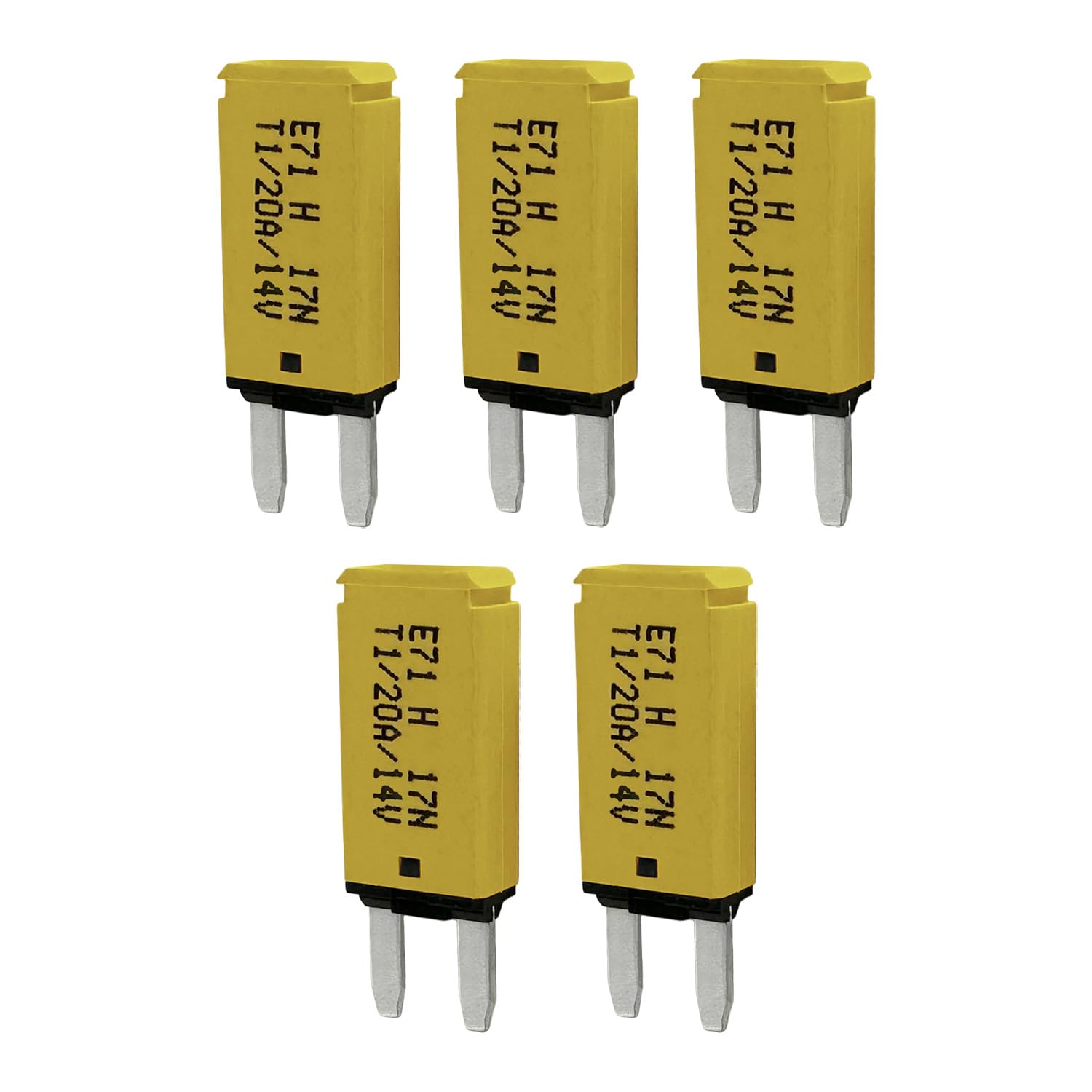 Mini ATM Auto Reset 20 Amp Circuit Breaker Fuse for Automotive Marine ...