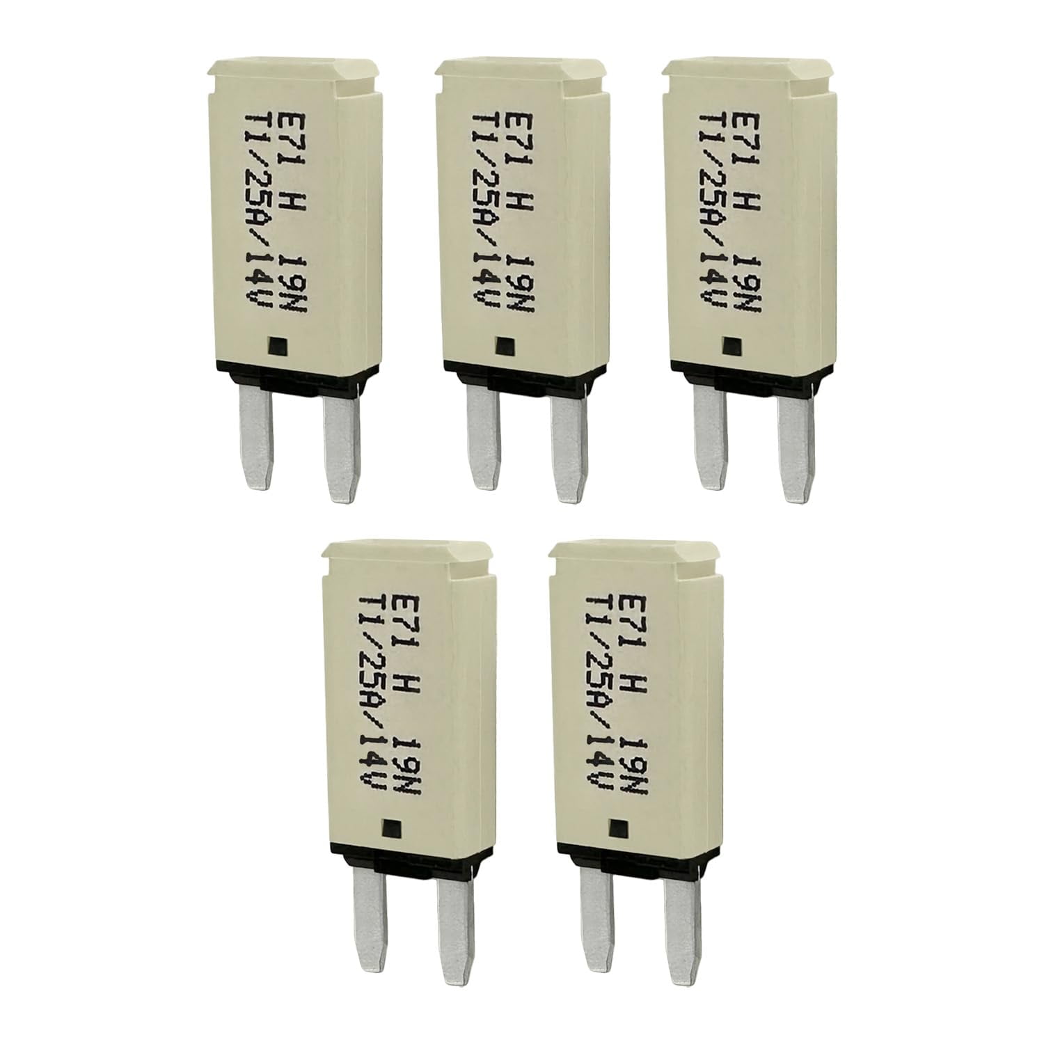 Mini ATM Auto Reset 25 Amp Circuit Breaker Fuse for Automotive Marine ...