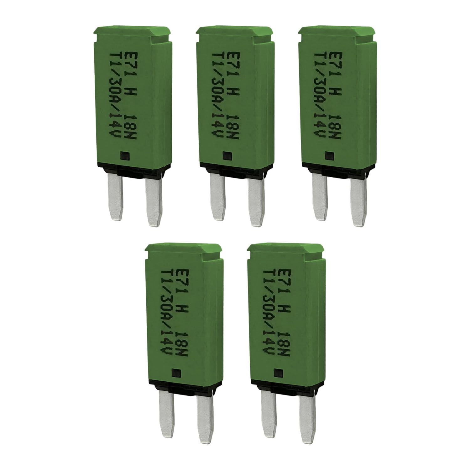Mini ATM Auto Reset 30 Amp Circuit Breaker Fuse for Automotive Marine ...