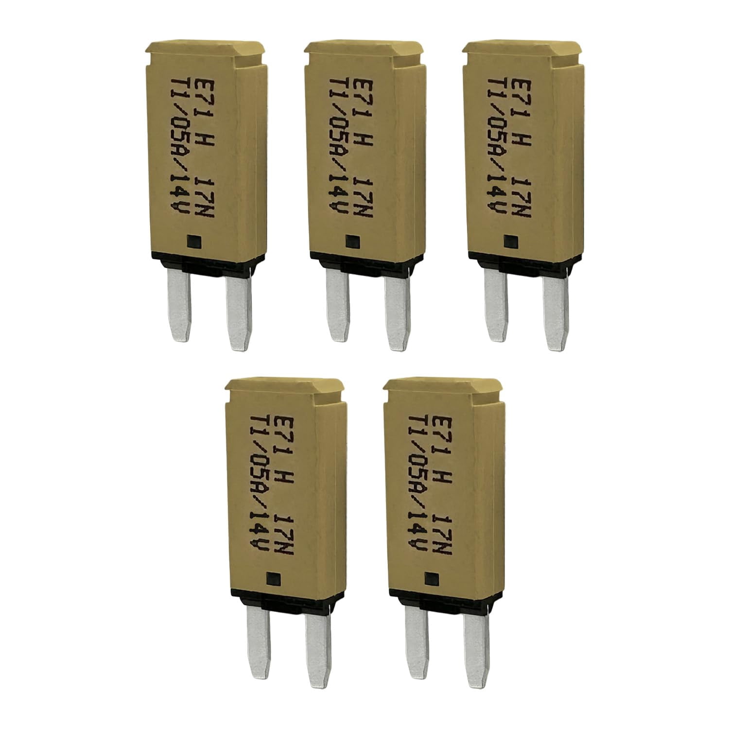 Mini ATM Auto Reset 5 Amp Circuit Breaker Fuse for Automotive Marine RV ...