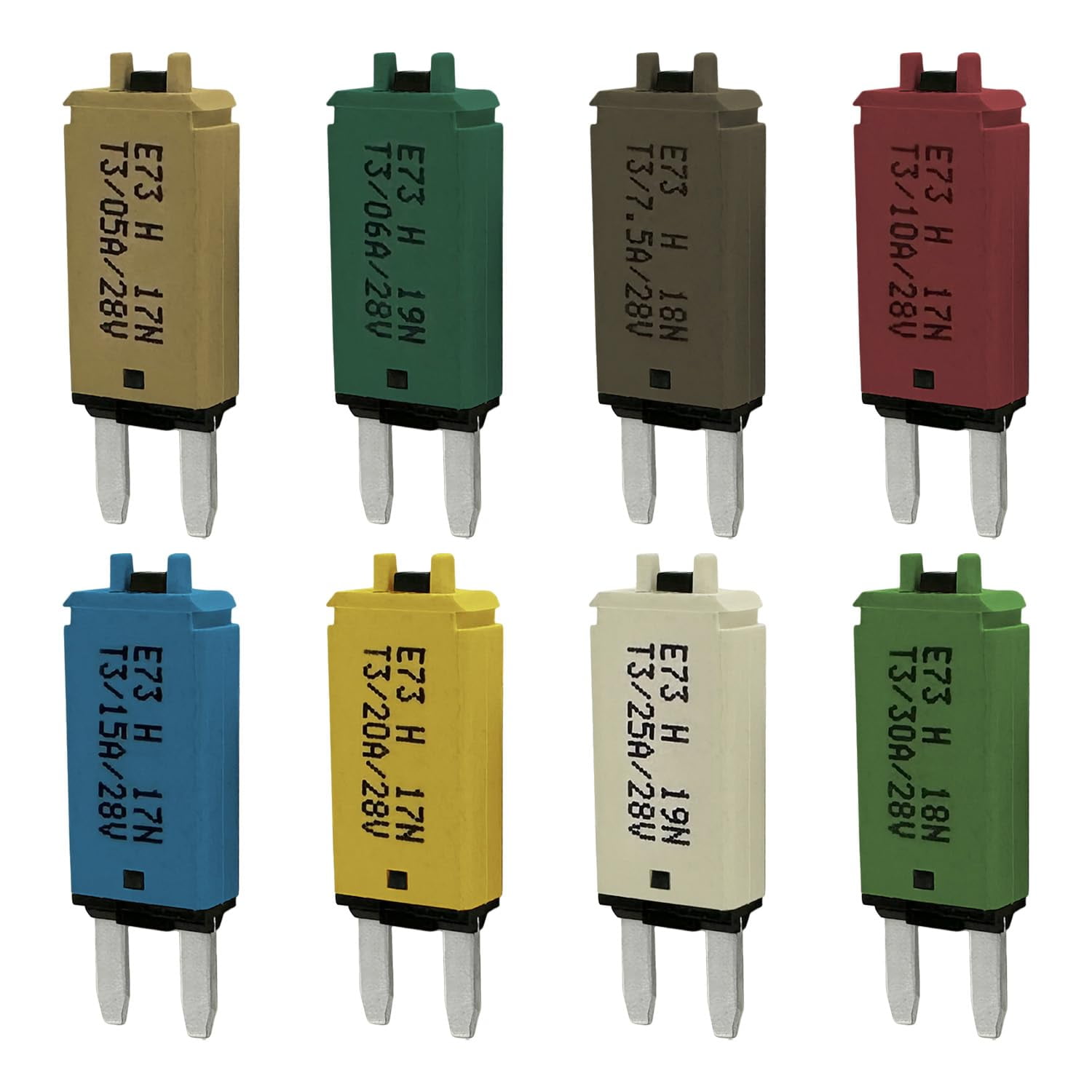 Mini ATM Manual Reset Multipack 5A, 6A, 7.5A, 10A, 15A, 20A, 25A, 30A ...
