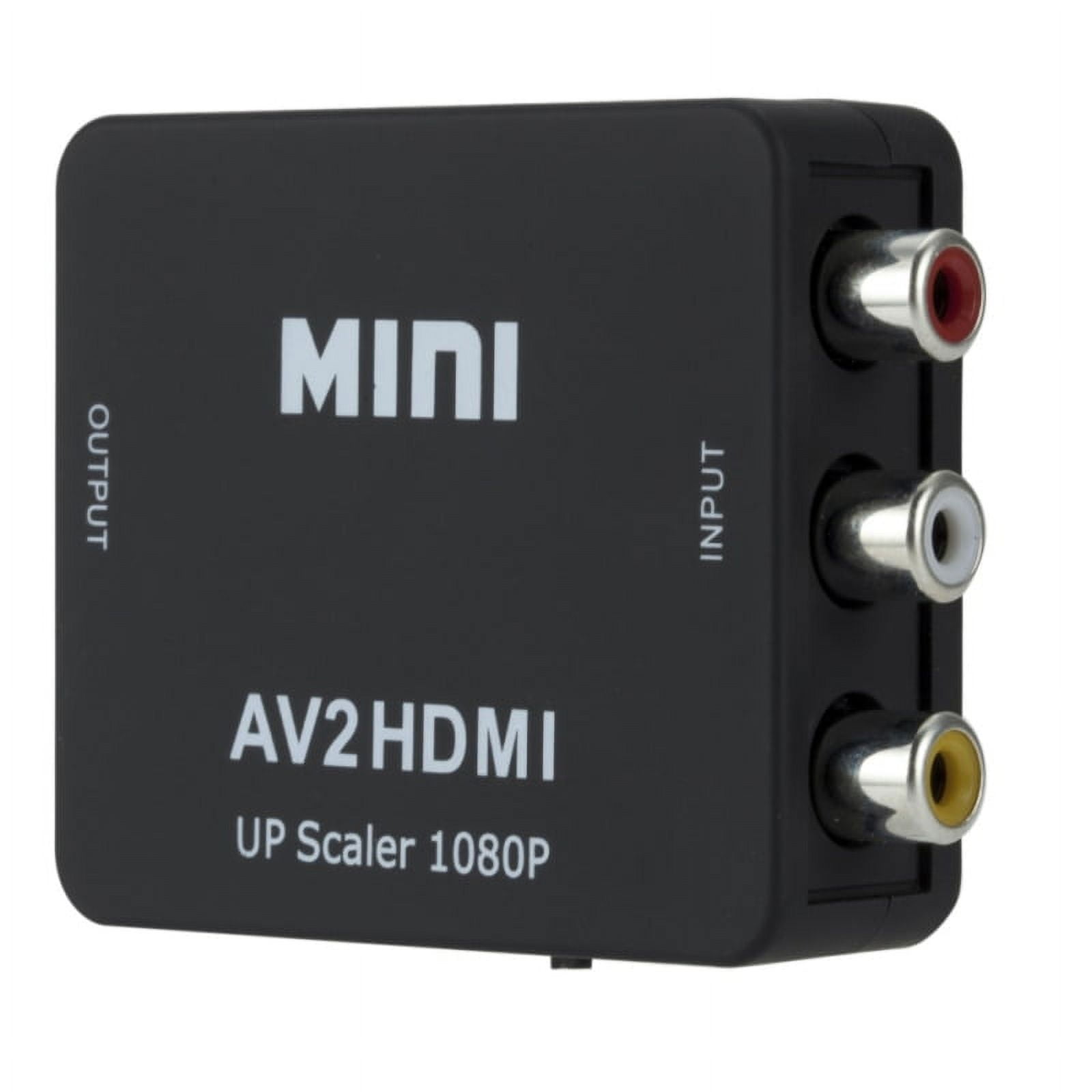 Mini AV to HD-MI Converter Adapter Composite AV2HDMI Converter 1080P ...
