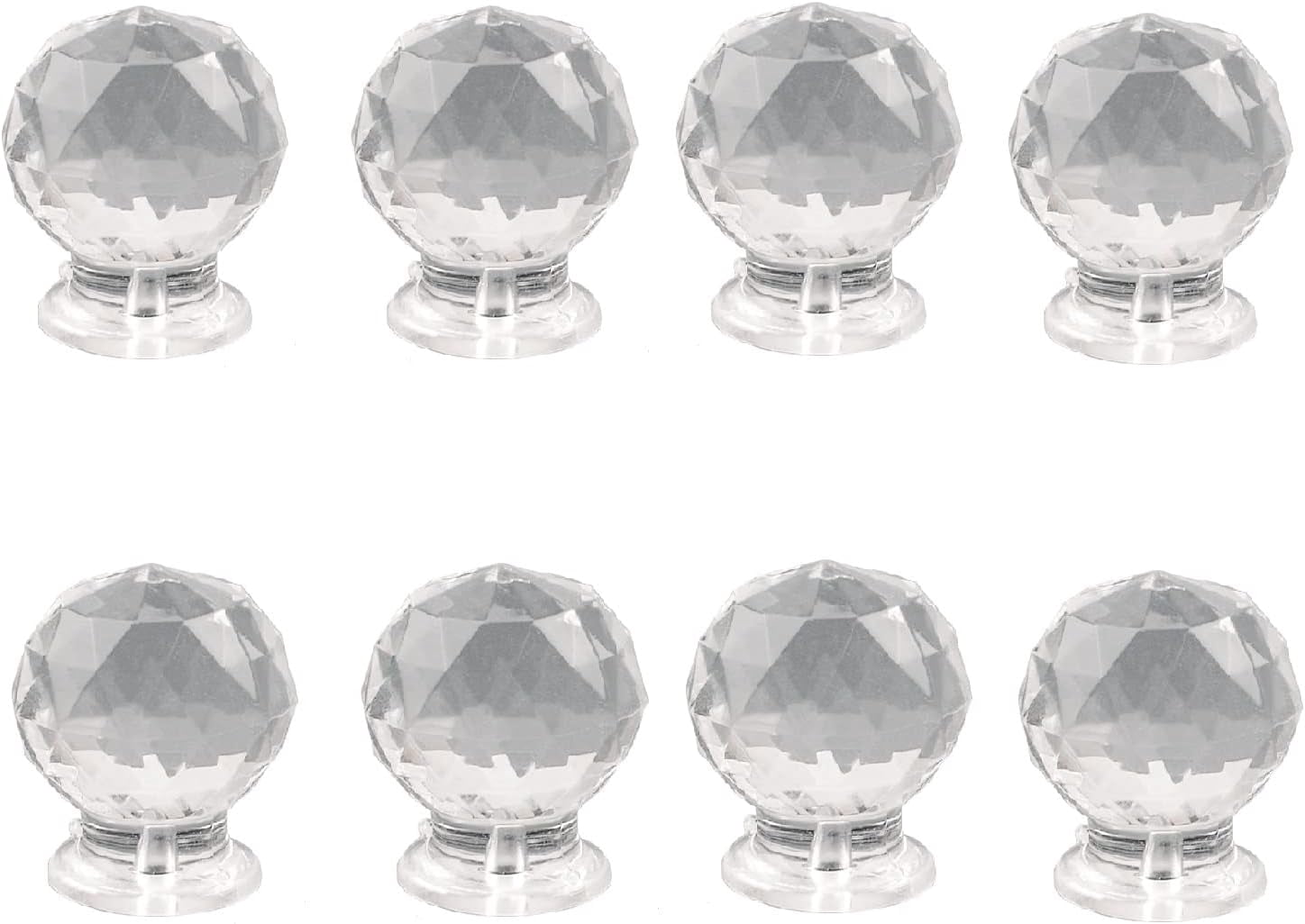 Mini Acrylic Pull Knobs, 8pcs Pineapple-Shaped Self Stick Knobs No ...