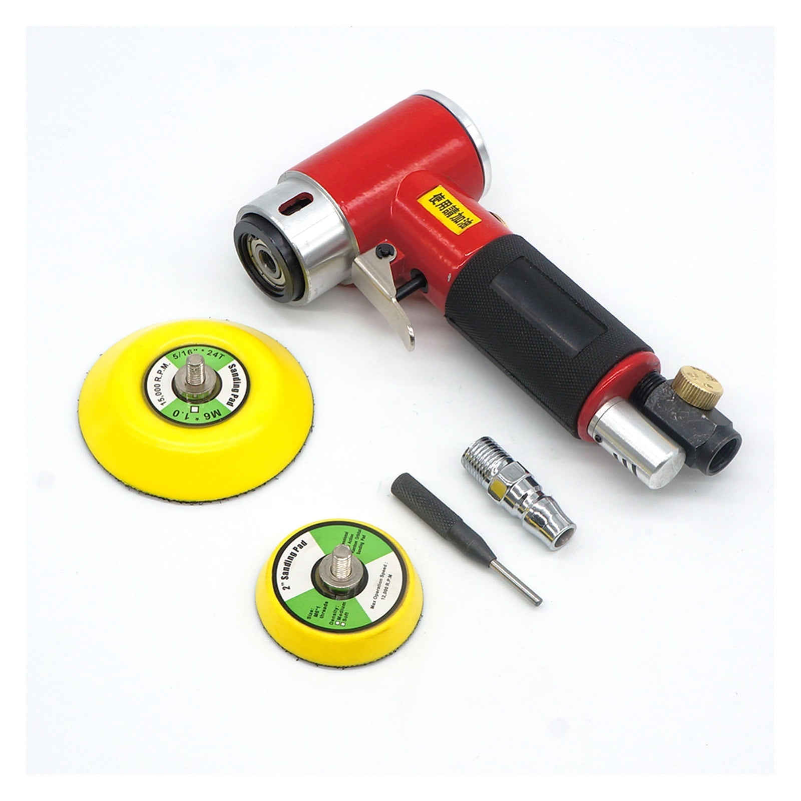 Mini Air Sander Polisher Pneumatic Polisher 90 Degree Orbital Sanders ...