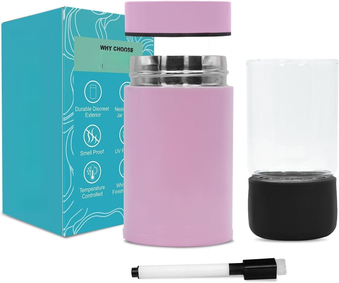 Mini Airtight Storage Container - Vacuum Sealed Insulated w Nested ...