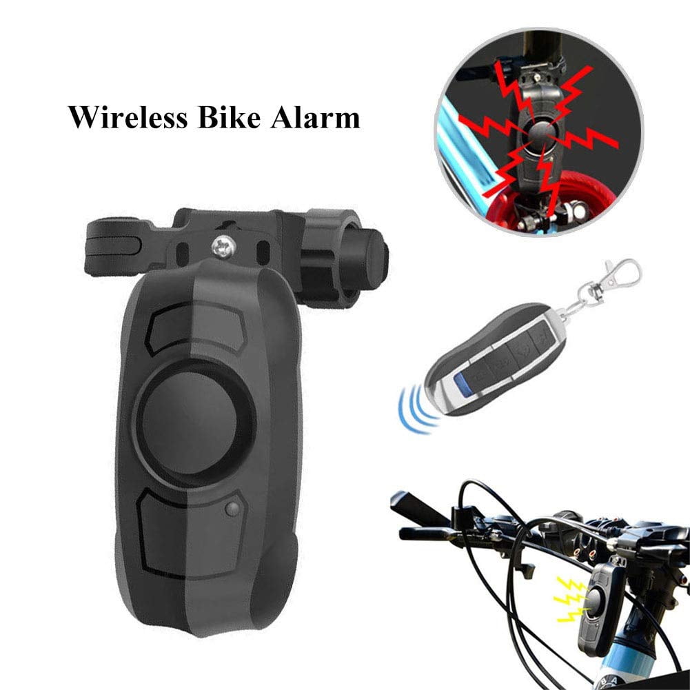 Mini Alarm Remote Control Anti Theft Bike Lock Vibration Alarm Cycling ...