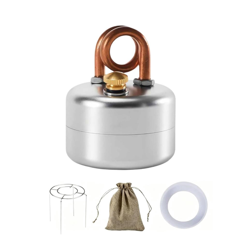 Mini Alcohol Stove Brass Spirit Burner, Portable Camping Stove ...