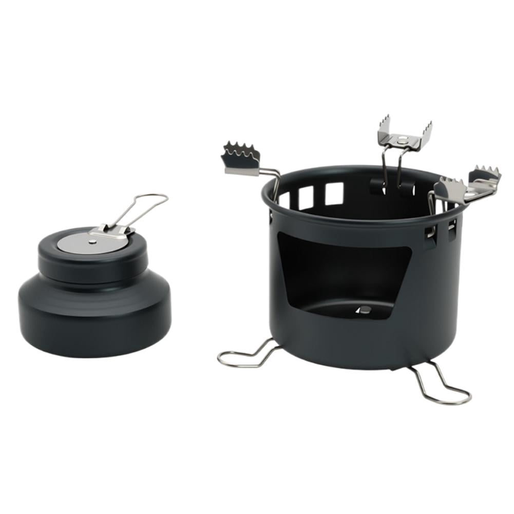 Mini Alcohol Stove, Portable Camping Burner, Dual-Fuel Backpacking ...