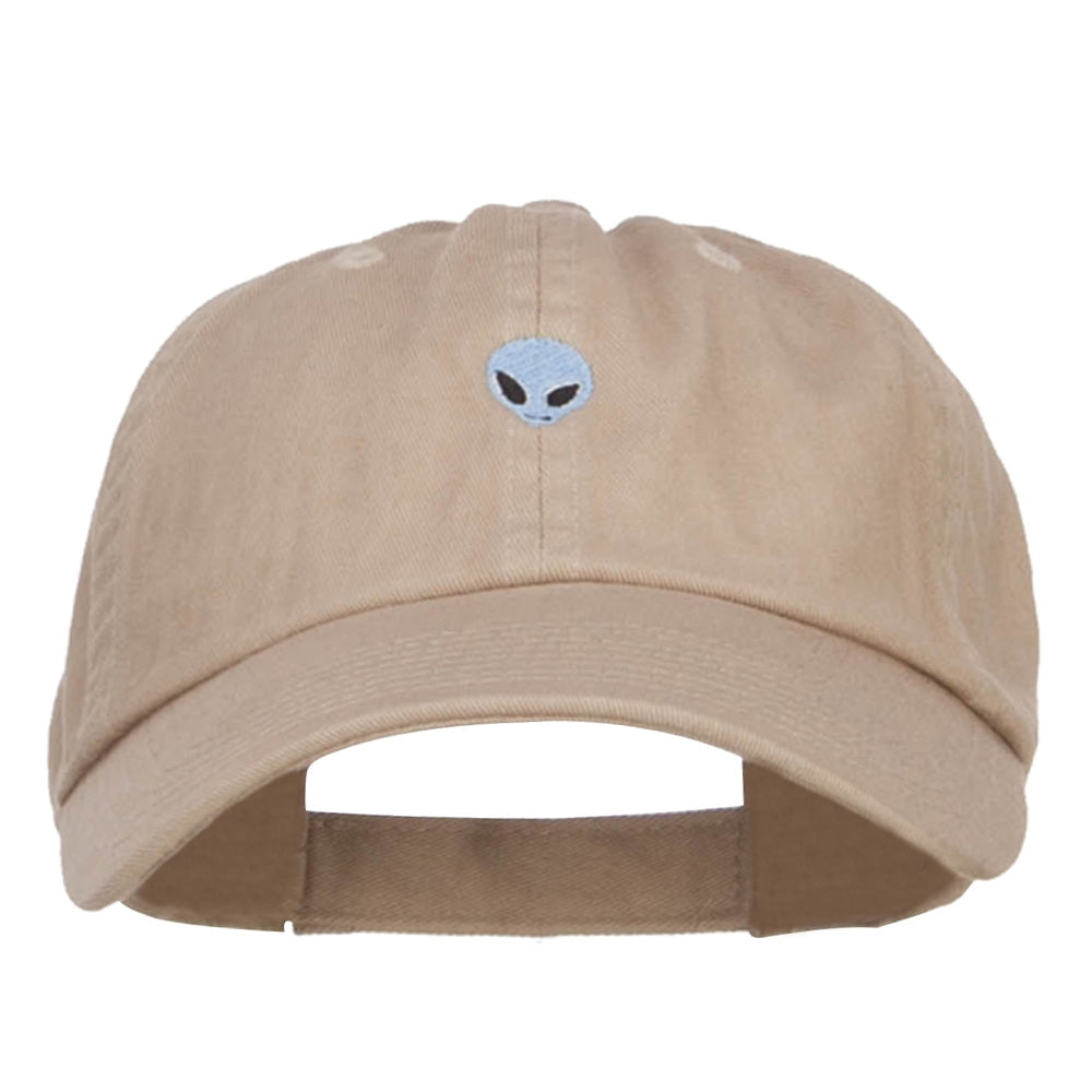 Mini Alien Embroidered Low Cap - Khaki OSFM - Walmart.com