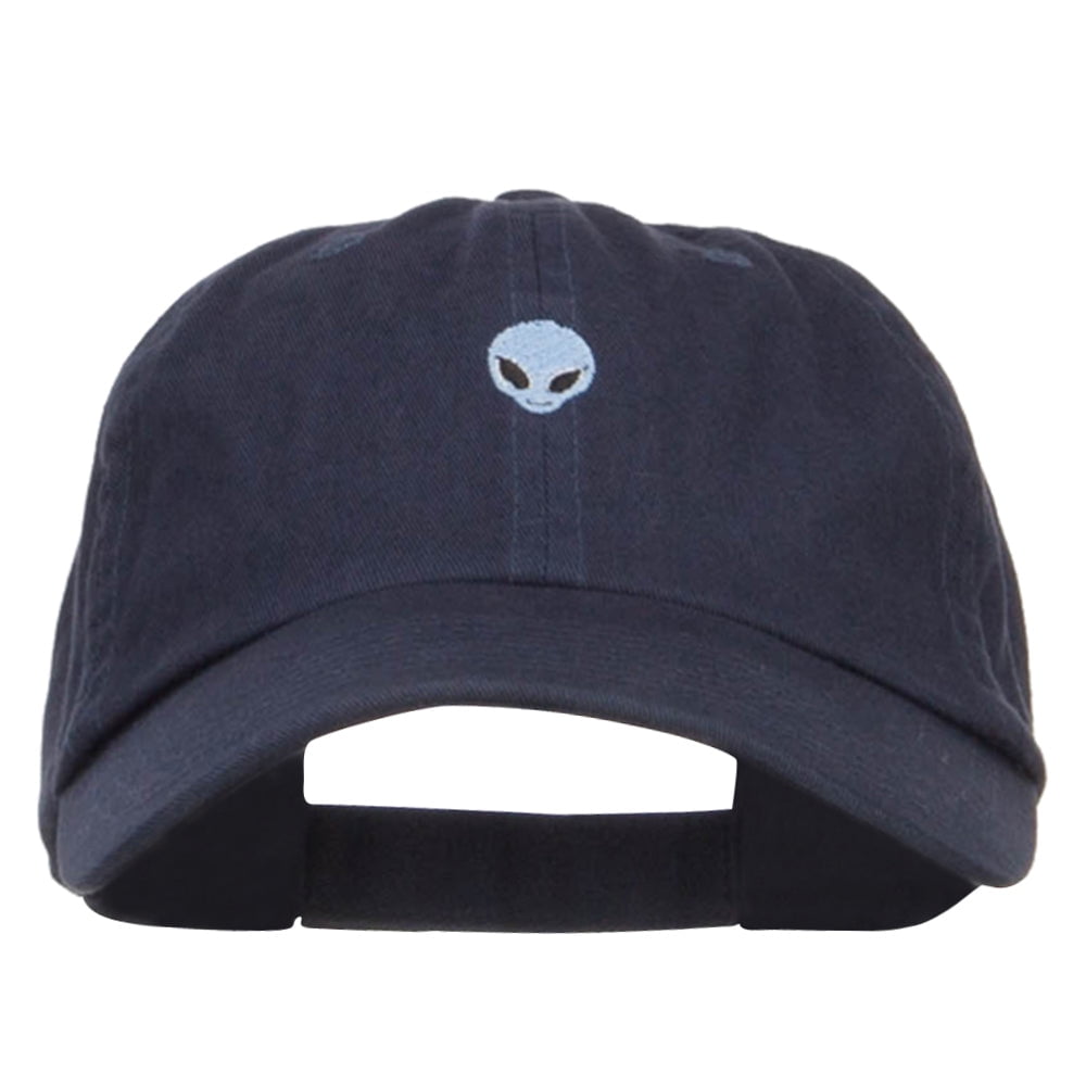 Mini Alien Embroidered Low Cap - Navy OSFM - Walmart.com