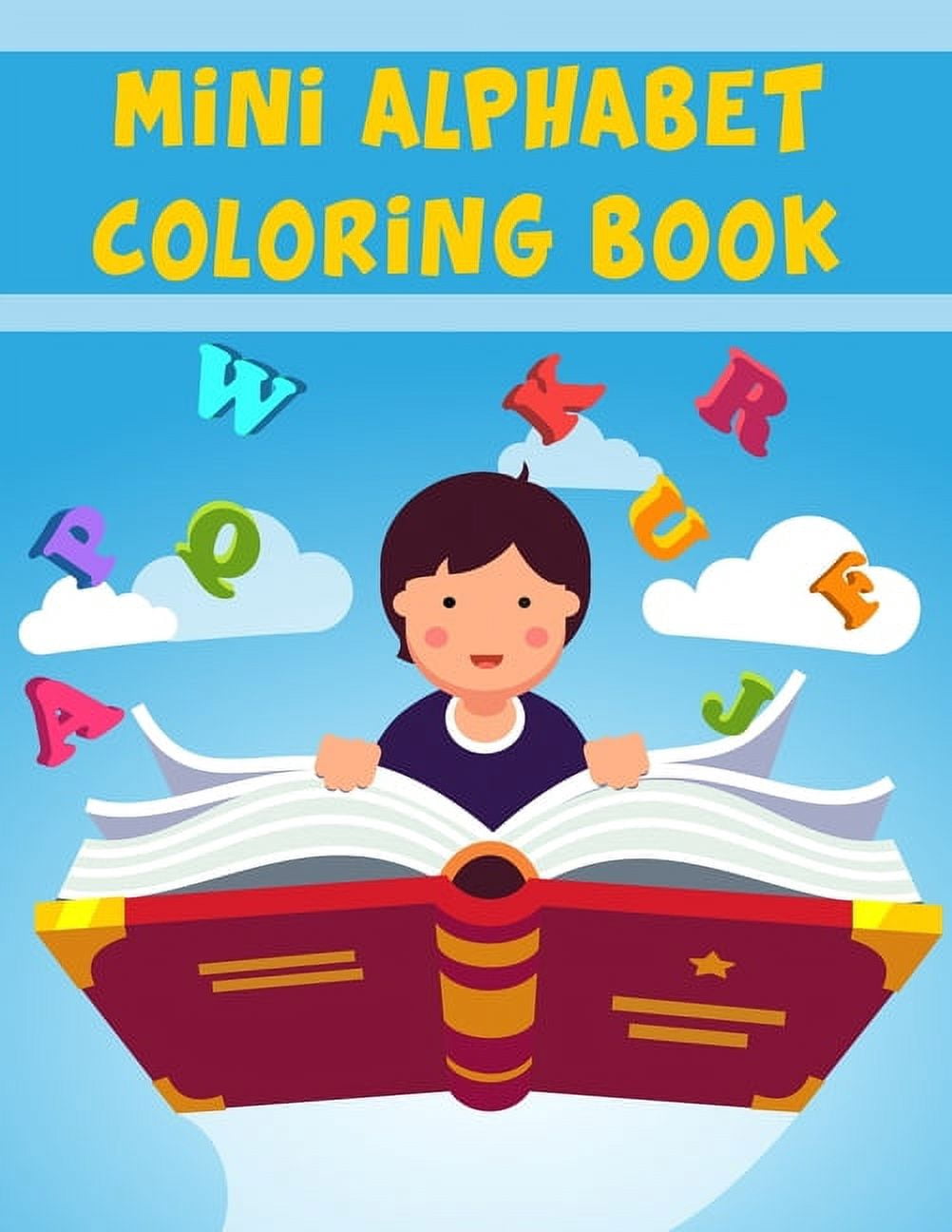 Mini Alphabet Coloring Book: Mini Alphabet Coloring Book, Alphabet ...