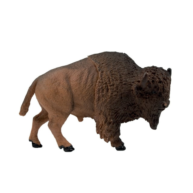 Deluxebase Mini Buffalo Figurine - Realistic Animal Adventure Replica ...