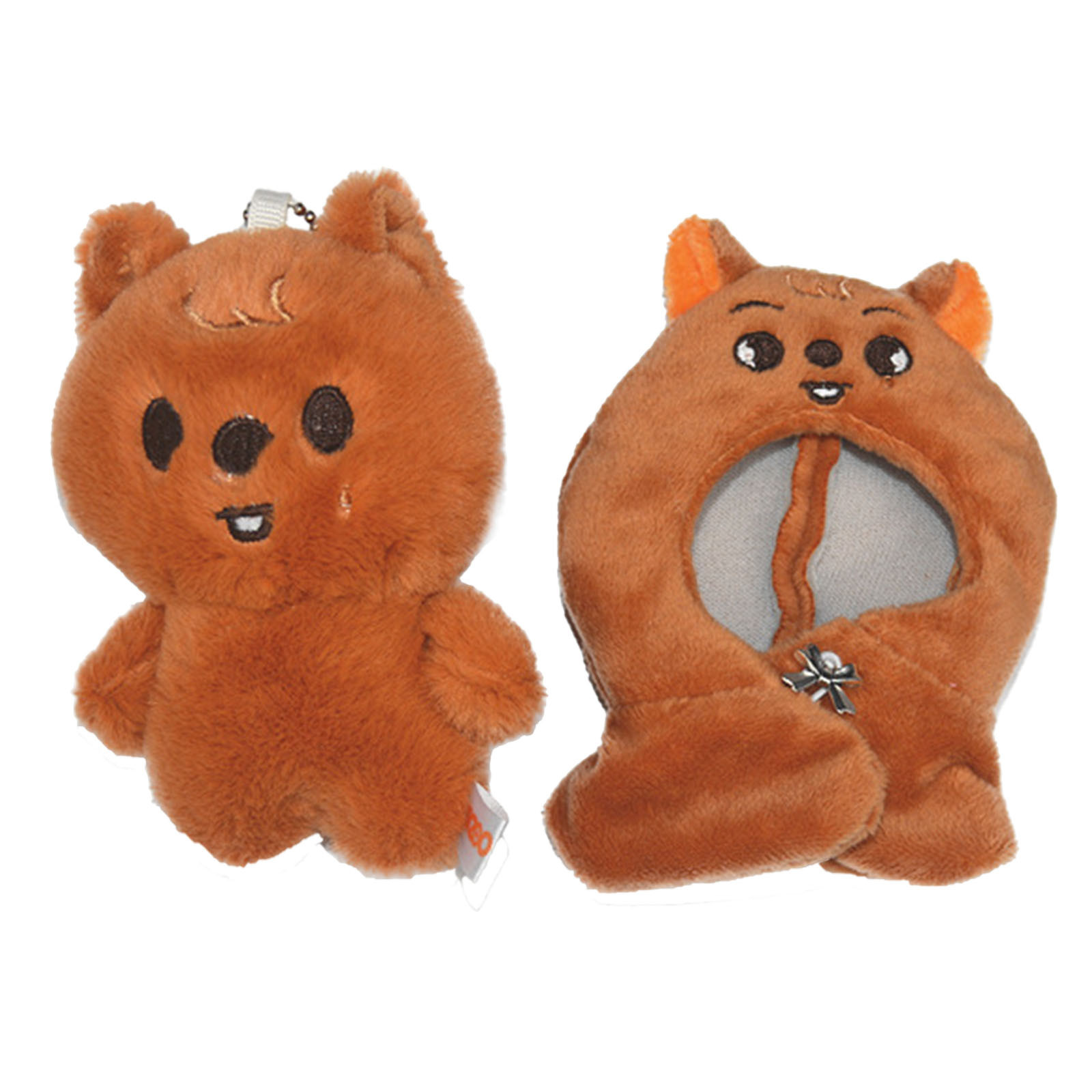 Mini Animal Dolls with Capes Soft PP Stuffed Toy Featuring Distinctive ...