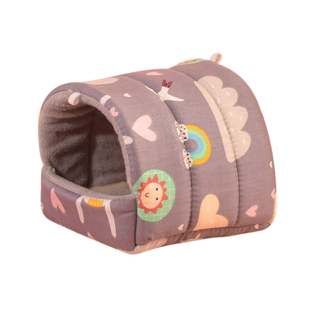 Mini Animals Tent Hut Nest Comfortable Warm Mat Mouse Rat Hanging Nest ...