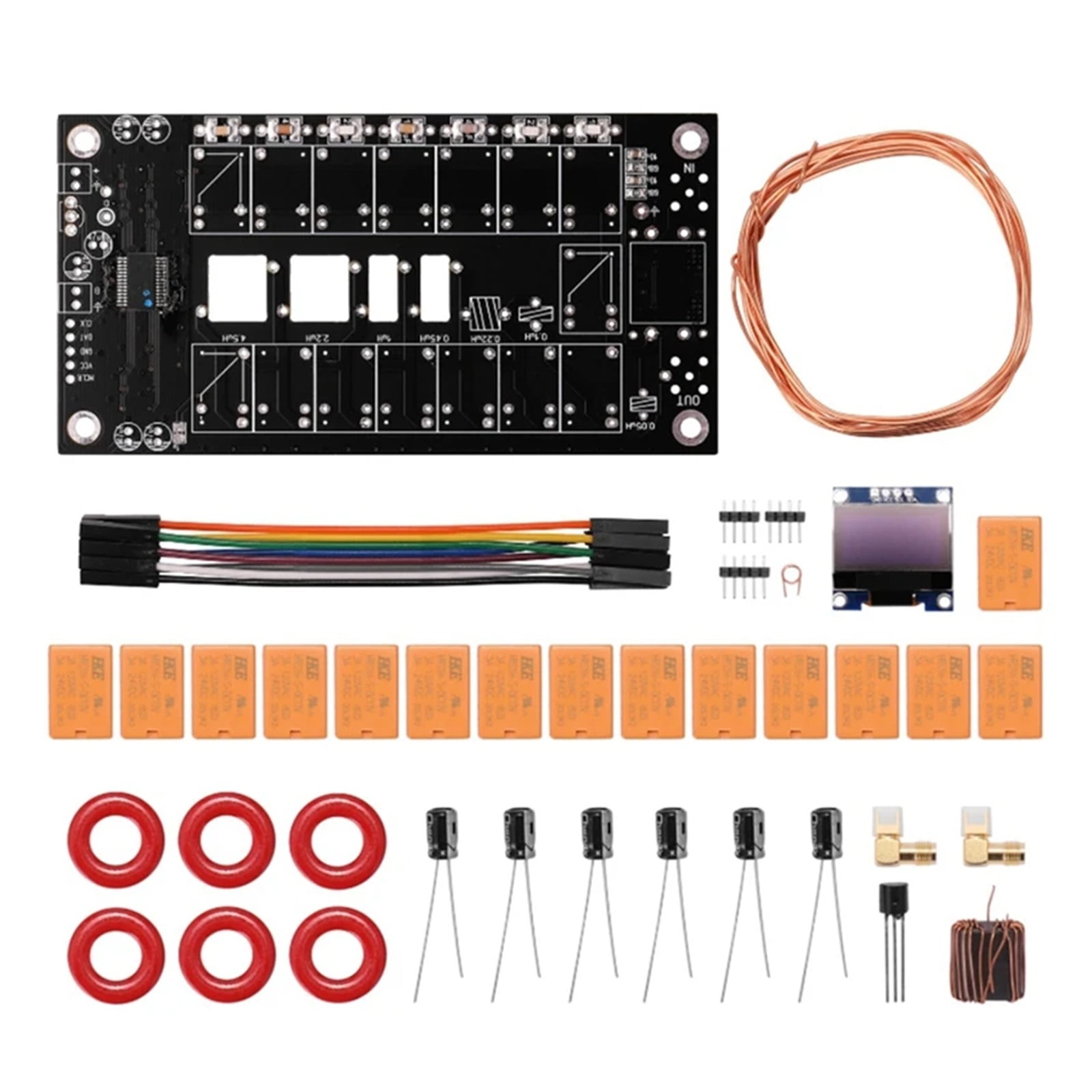 Mini Antenna Tuner 1.8-50Mhz Automatic Antenna Tuner +OLED Firmware ...
