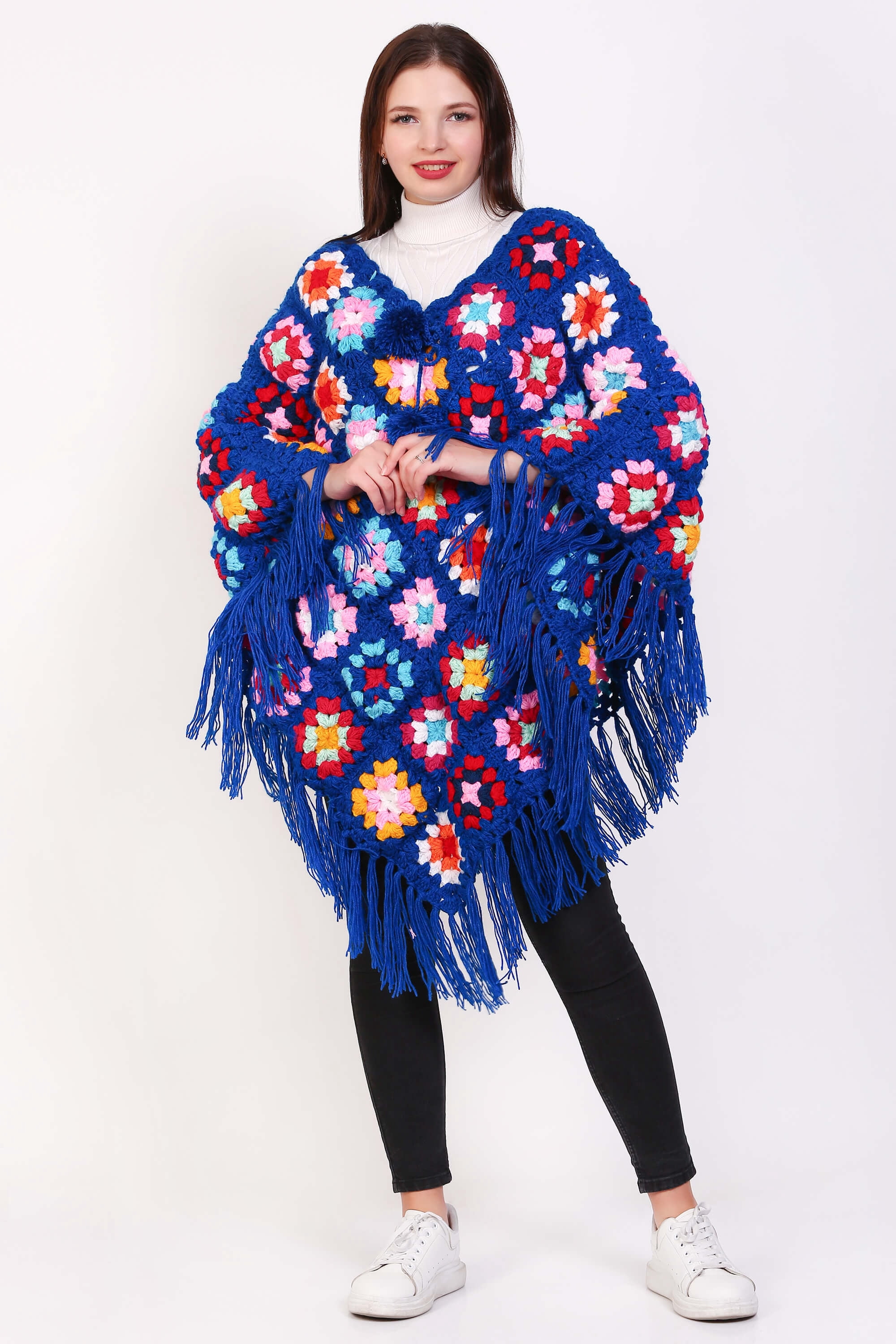 Mini Apparels Boho Bliss Crochet Poncho - Walmart.com
