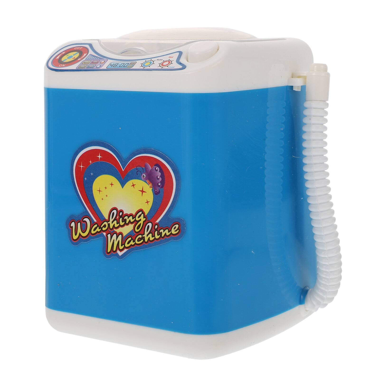 Blue Plastic Laundry Basket for Kids Simulated Washing Machine Toy ...