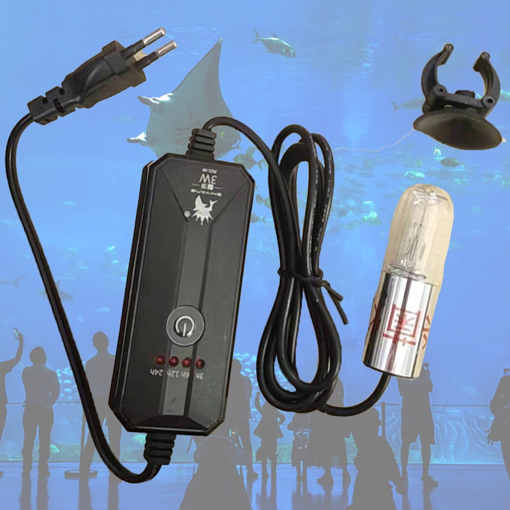 Mini Aquarium Ultraviolet Lamp Algae Removal Home Amphibious Aquarium ...