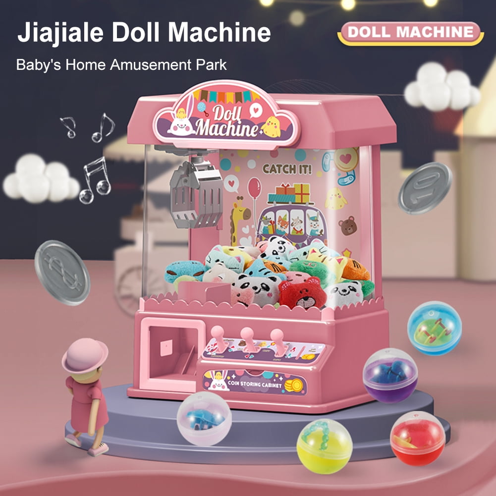 Mini Arcade Claw Game Machine with 10 Cute Dolls - Walmart.com
