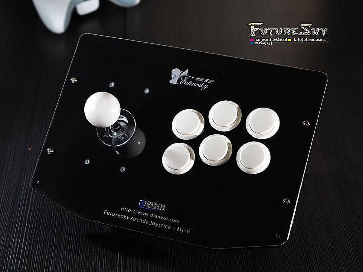 Mini Arcade Console with Joystick and 6 buttons in an acrylic case. USB ...