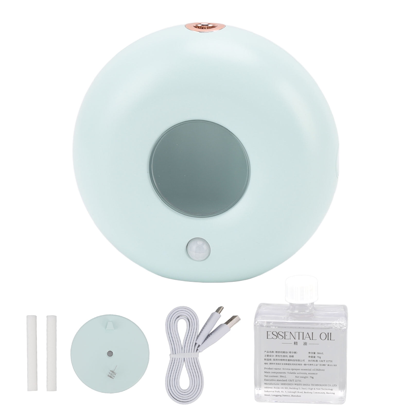 Mini Aroma Diffuser Doughnut Essential Oil Atomizing Aroma Humidifier ...