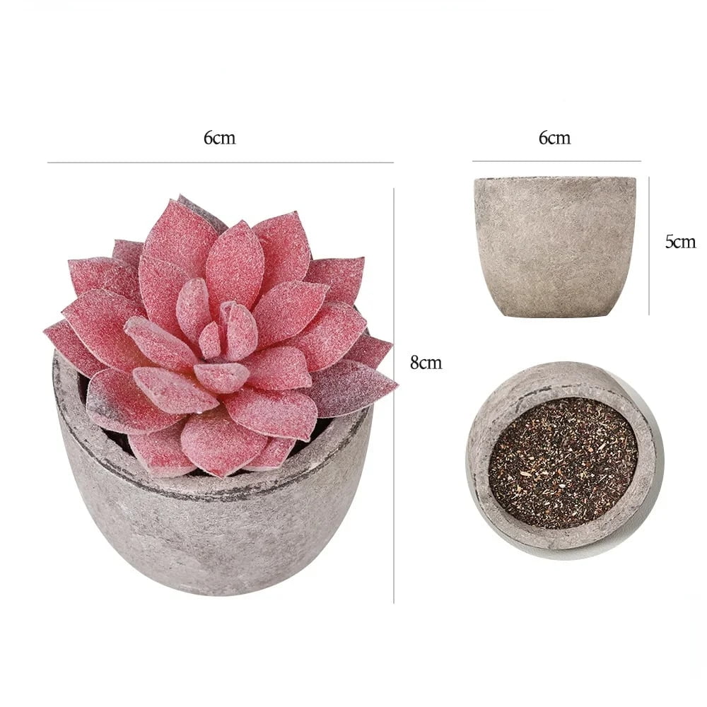 Mini Artificial Aloe Plants Bonsai Small Simulated Tree Pot Plants Fake ...