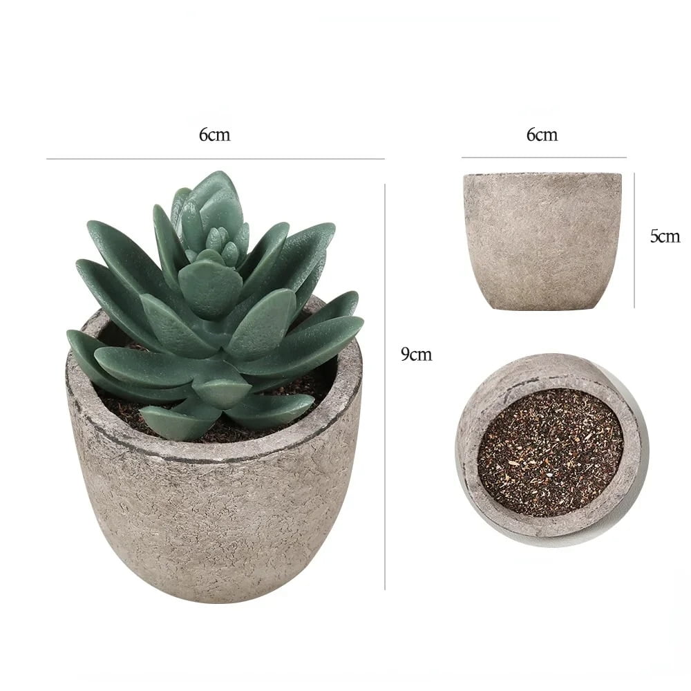 Mini Artificial Aloe Plants Bonsai Small Simulated Tree Pot Plants Fake ...