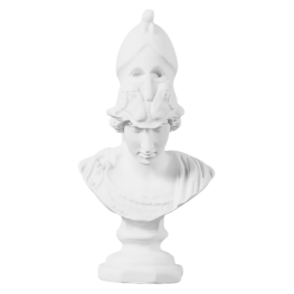 Mini Athena Plaster Statue Greek Bust Statue Home Decor Souvenirs For ...