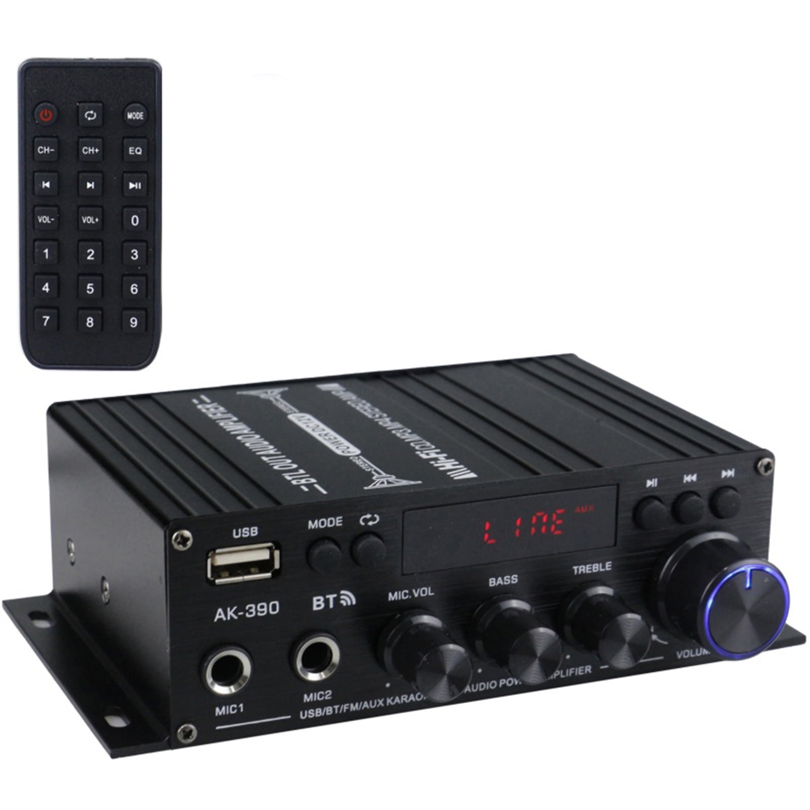 Mini Audio Power Amplifier 2CH 40W+40W For Car Home Use BT Digital ...