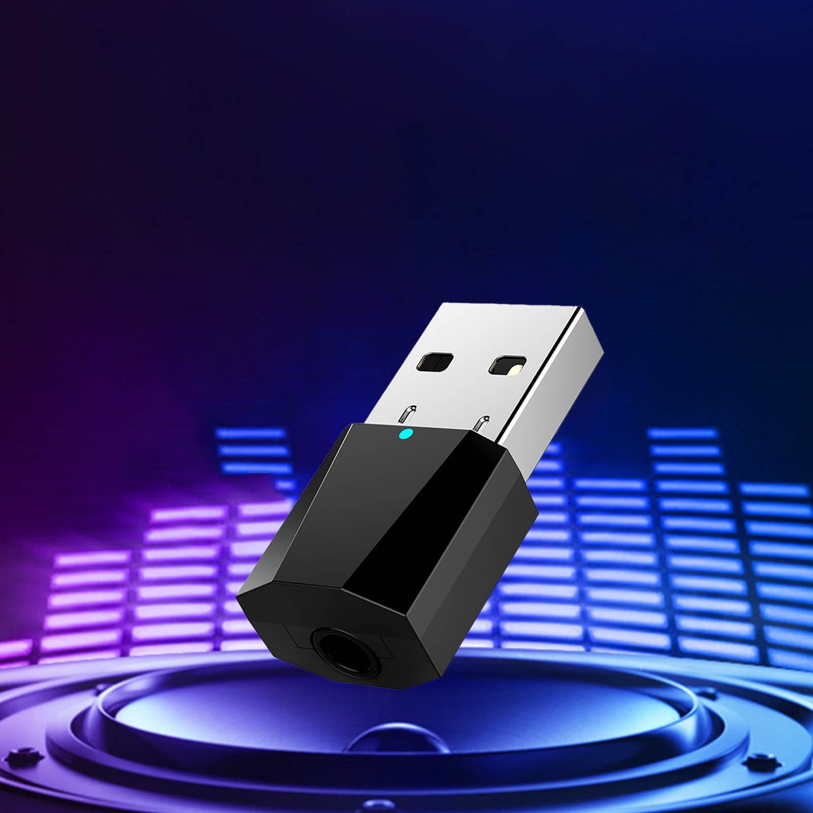 Mini Audio Receiver Output Aux Usb Stereo Car Hands Calling Adapter Rocksmith Real Tone Audio