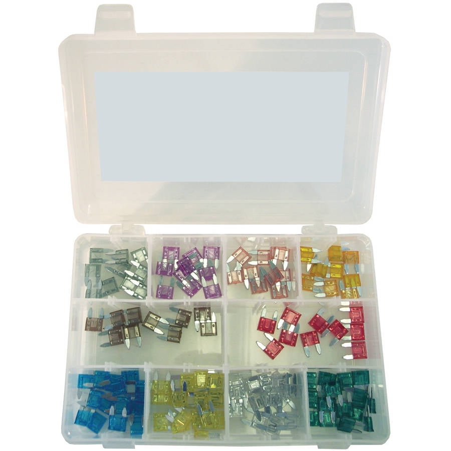 Mini Auto Fuse Assortment, 120-Piece - Walmart.com