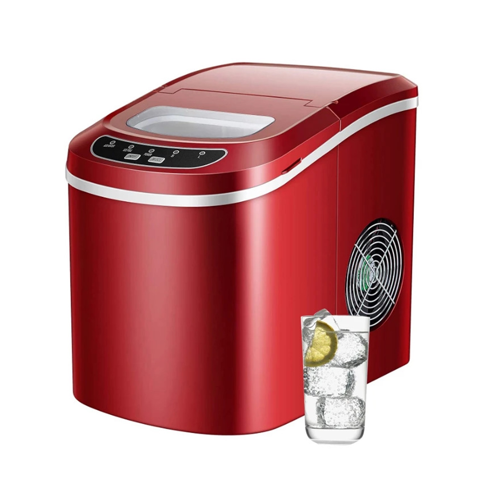 Mini Automatic Electric Ice Maker, Portable Bullet Round Block Ice ...