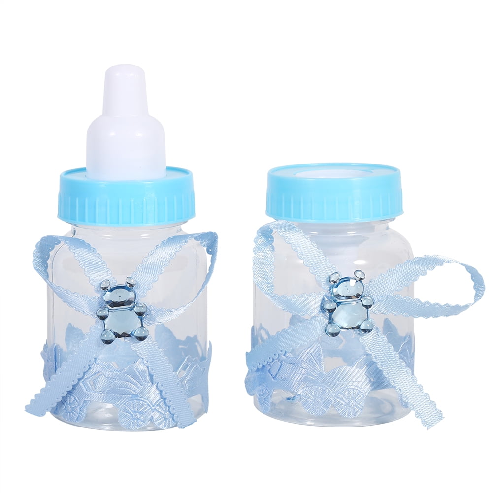 Mini Baby Bottles for Baby Shower,2 Colors 50Pcs Candy Chocolate ...