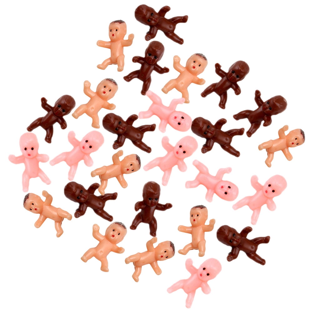 Mini Baby Doll Shower Babies Models 60 Pcs Party Supplies Reborn Dolls ...