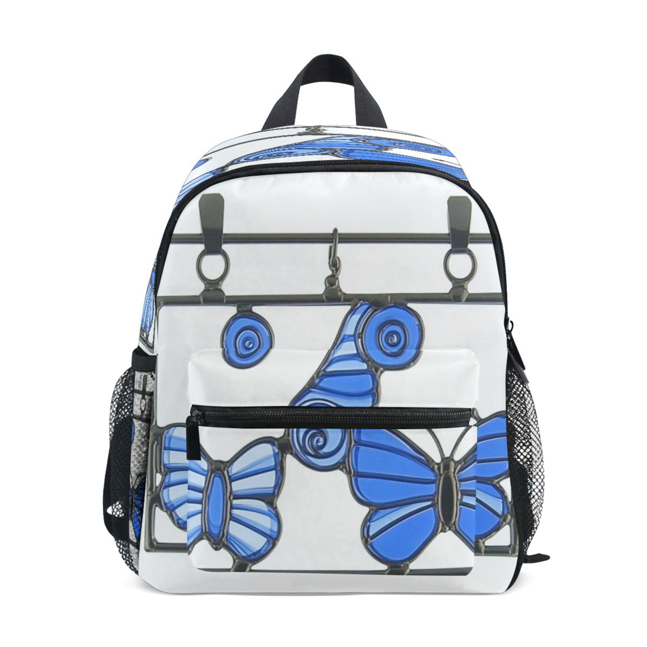 Mini Backpack Blue Butterfly Suncatcher - Durable with Safety Features ...