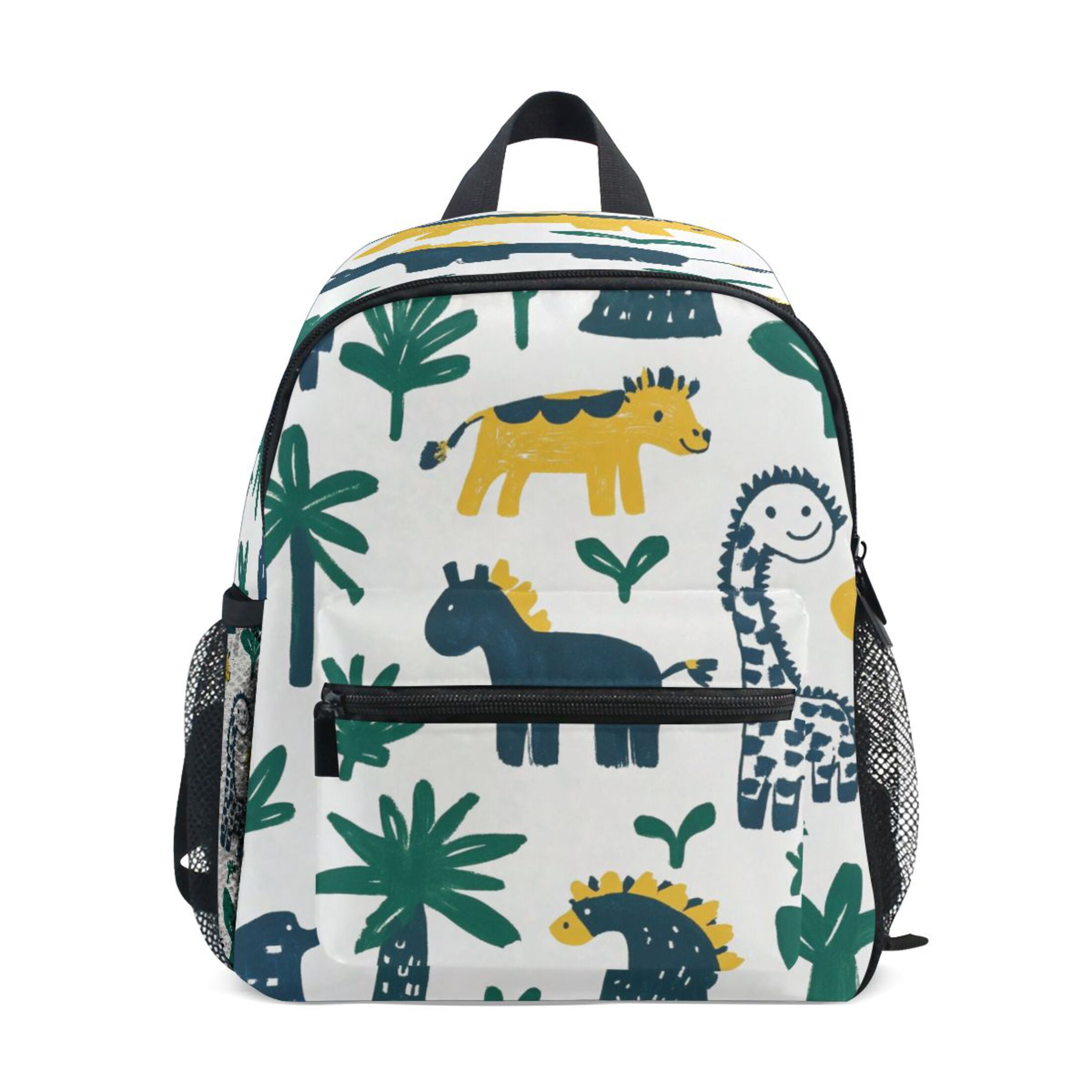 Mini Backpack Cute Dinosaur Illustration - Durable with Safety Features ...