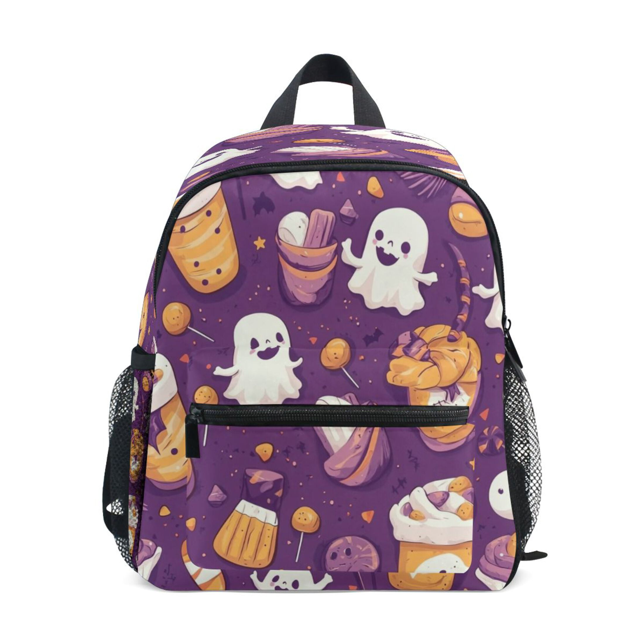 Mini Backpack Cute Ghost Patterns - Durable with Safety Features for 3 ...