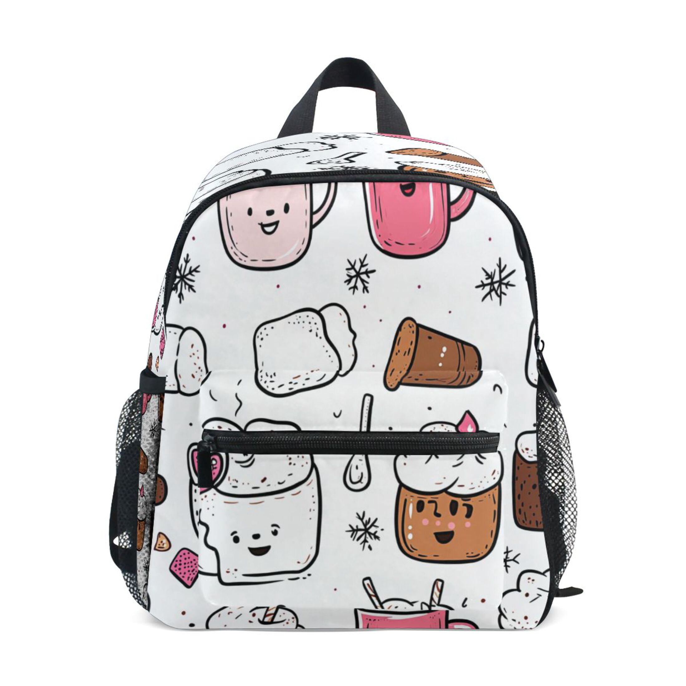 Mini Backpack Cute Mugs Cakes - Durable with Safety Features for 3-8 ...