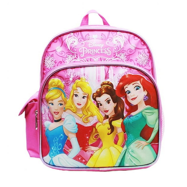 Disney Princess Mini Backpack - Cinderella, Aurora, Belle & Ariel, Size ...