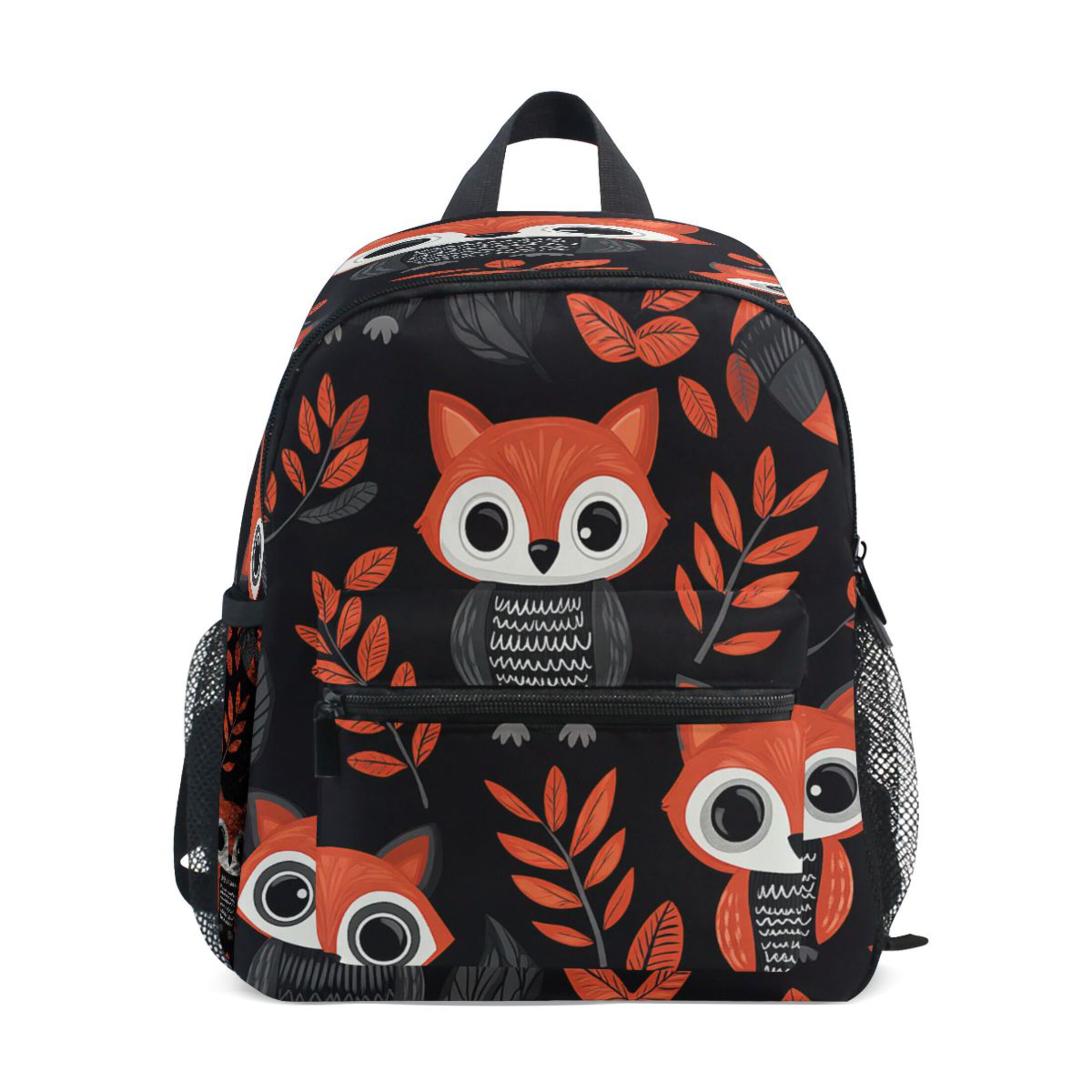 Mini Backpack Hand Drawn Fox - Durable with Safety Features for 3-8 ...