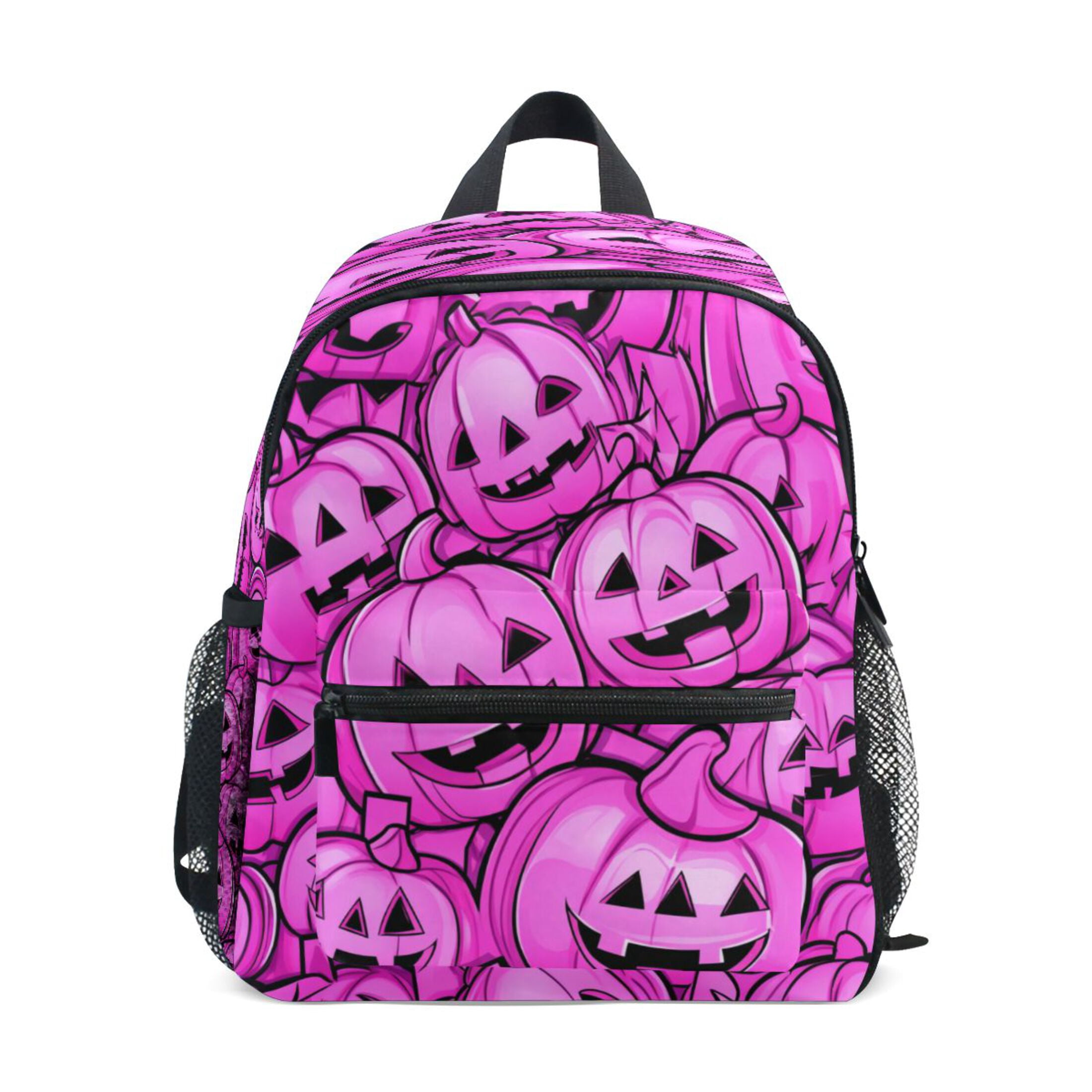 Mini Backpack Happy Pink Pumpkin - Durable with Safety Features for 3-8 ...