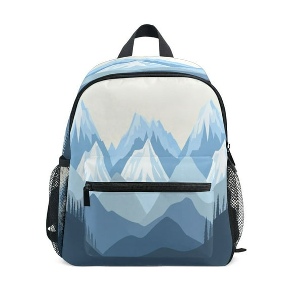 Mini Backpack Mountain Range Silhouette - Durable with Safety Features ...