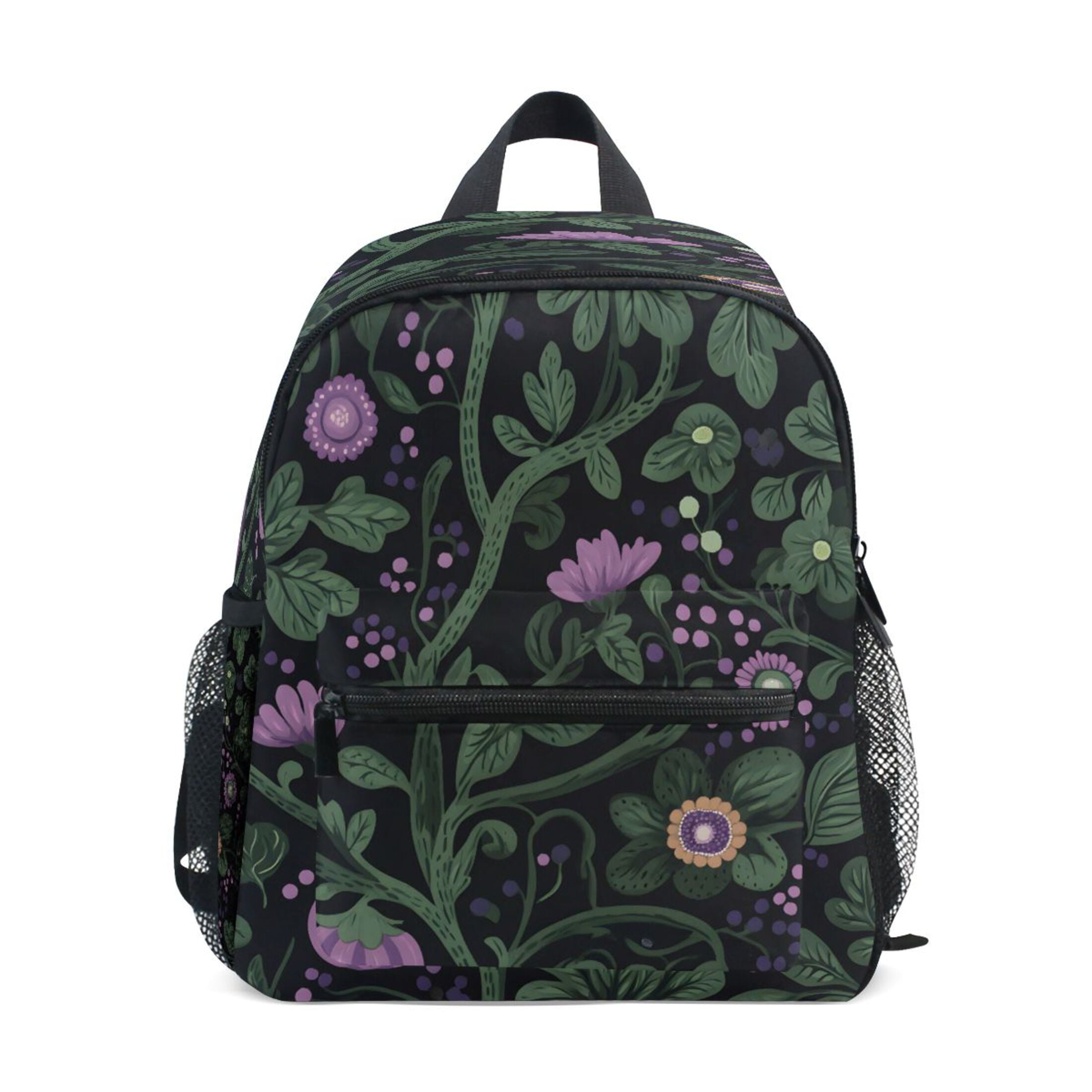 Mini Backpack Ornate Floral Motifs - Durable with Safety Features for 3 ...