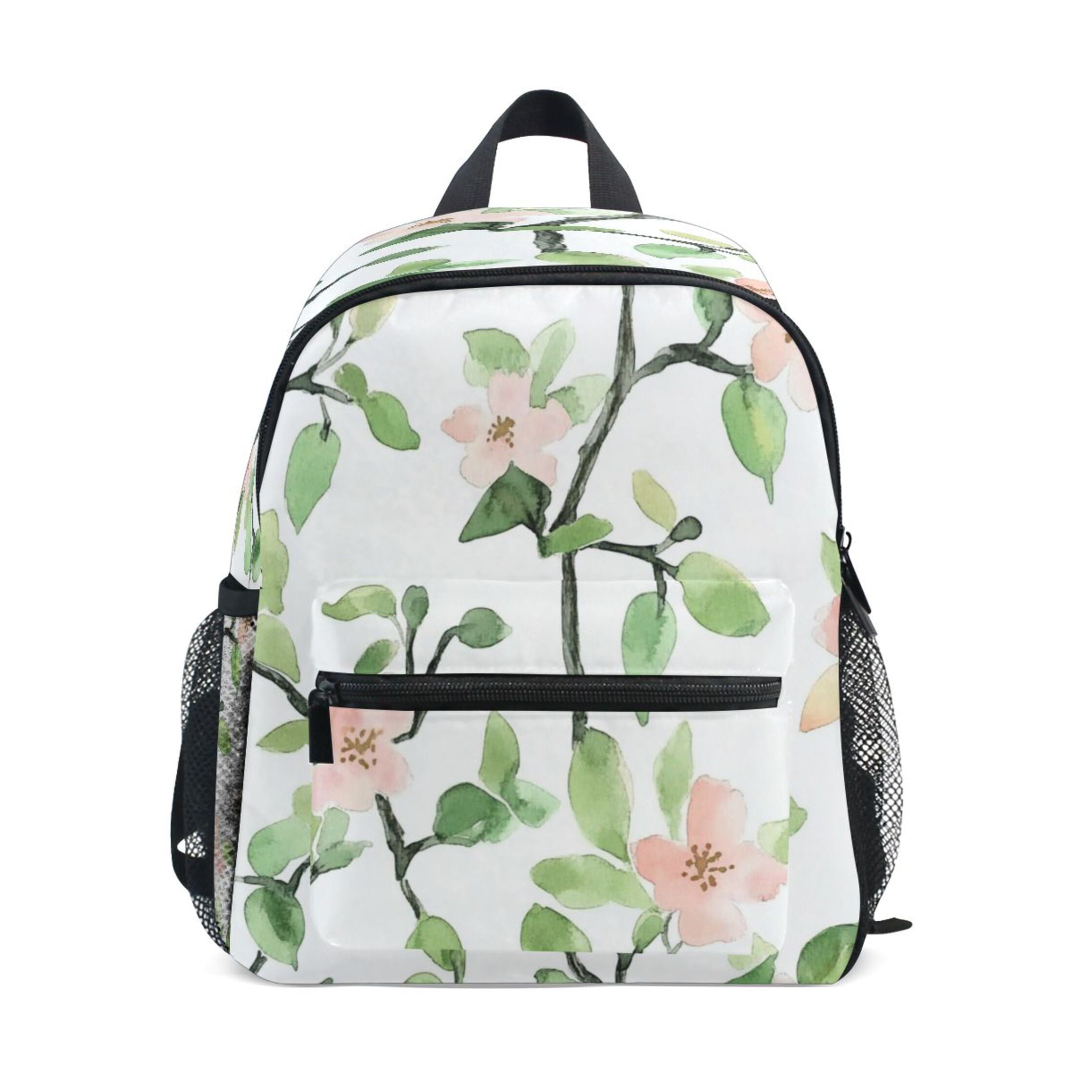 Mini Backpack Peach Blossom Pattern - Durable with Safety Features for ...