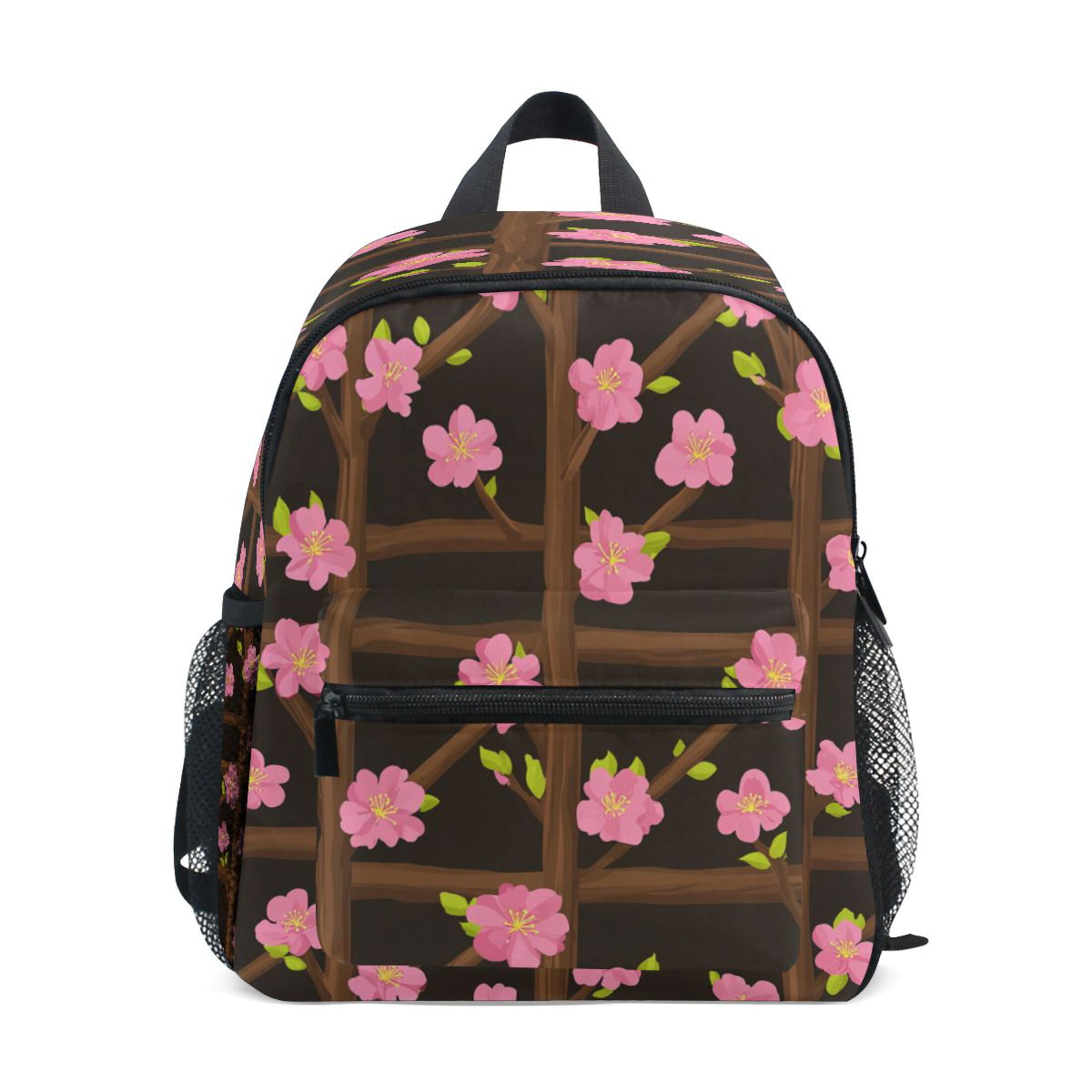 Mini Backpack Springtime Floral Trellis - Durable with Safety Features ...